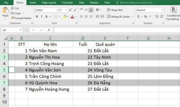 Cách Thêm Dòng Trong Excel Chỉ Với 2 Phút Click Chuột